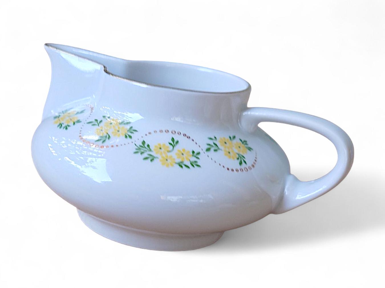 Freiberger Vintage Blumen Porzellan Kännchen – DDR Kännchen mit ...